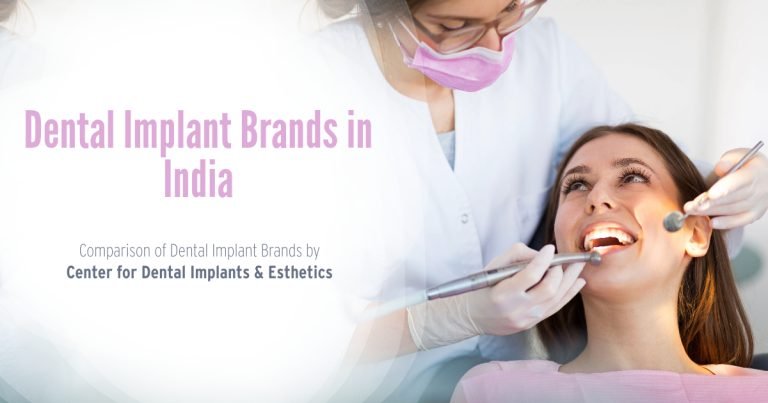 Comparison of Dental Implant Brands in India :: Center for Dental Implants & Esthetics